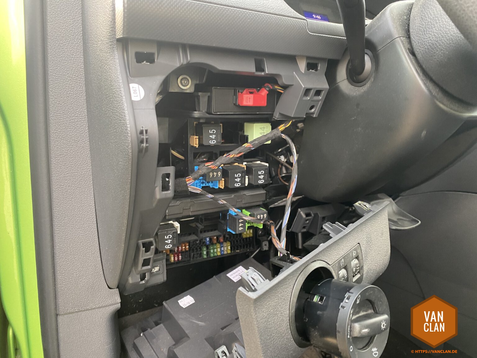 Vw T5 Relais Einbauort